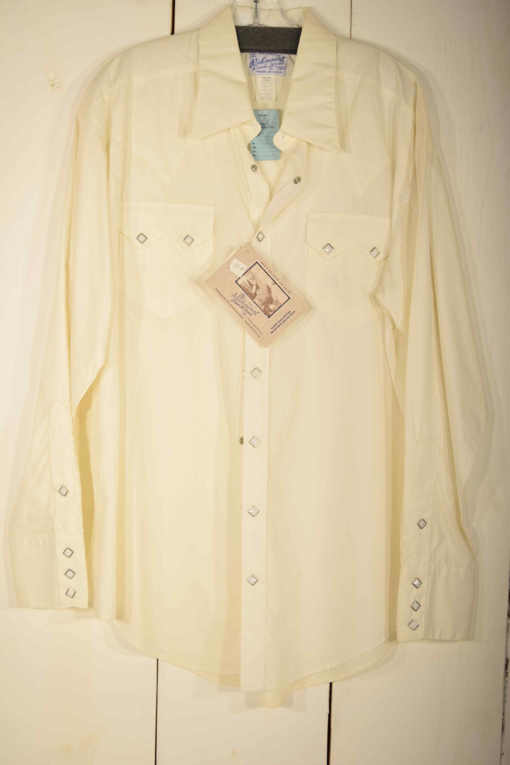 Rockmount White Button Down | Hardwick and Company